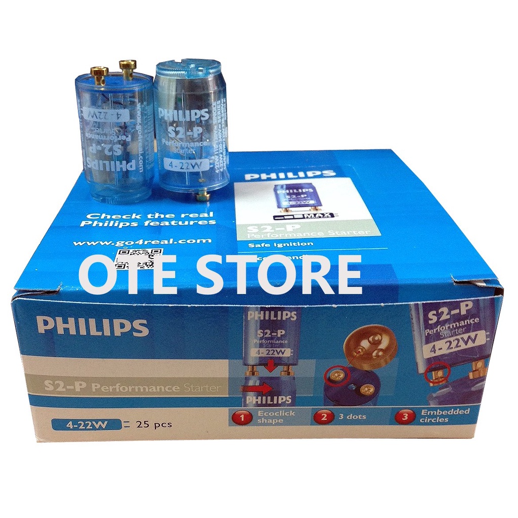 PHILIPS FLUO STARTER (S10 / S2) X 3 UNIT | Shopee Malaysia