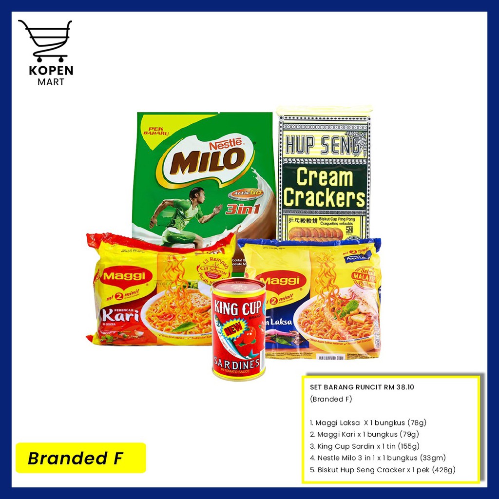 Set Barang Runcit (Branded F) | Shopee Malaysia