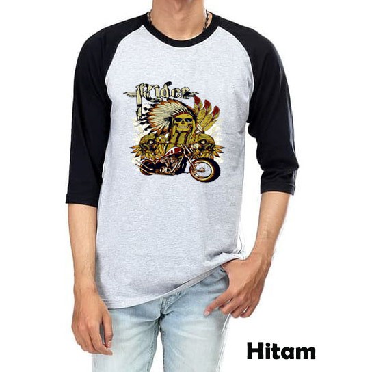 Light Grey Raglan T-Shirt M61 Indian Image 3/4 Sleeve | Shopee Malaysia
