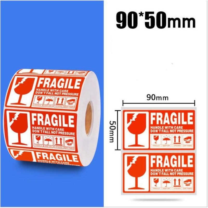🔥SHIP TODAY🔥10pcs Fragile Sticker | Shopee Malaysia