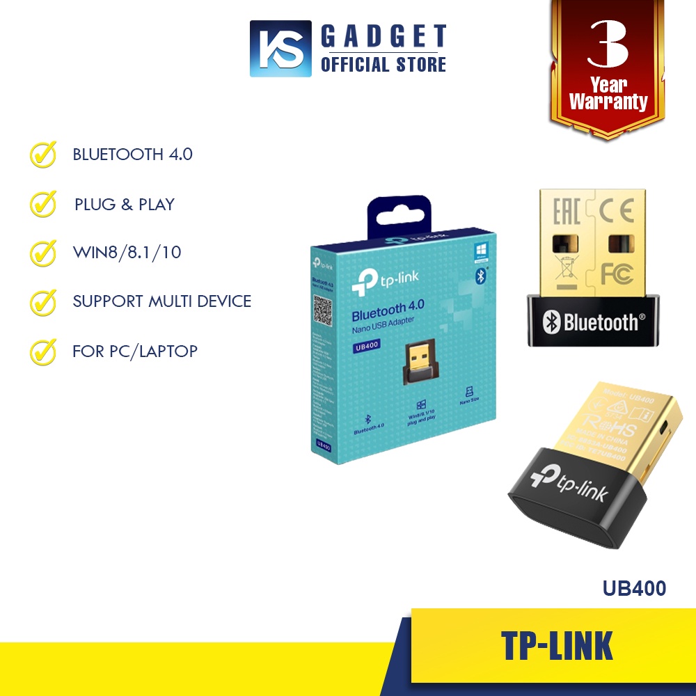 TP-Link UB400 / UB4A / UB500 Bluetooth 4.0 /5.0 Nano USB Adapter Dongle ...