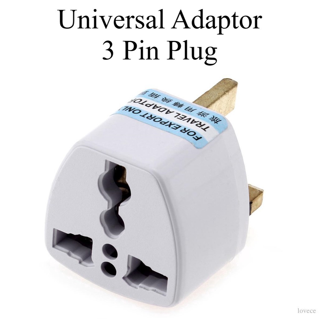 🔥 Ready Stock 🔥 3 Pin Universal Travel Adapter | Shopee Malaysia
