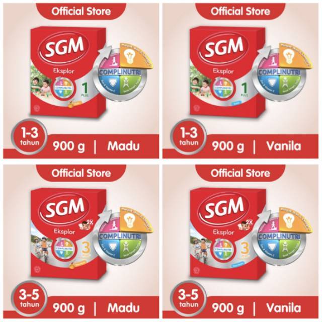 Sgm Explore 1+/3+/5+ Vanilla Honey 900g | Shopee Malaysia
