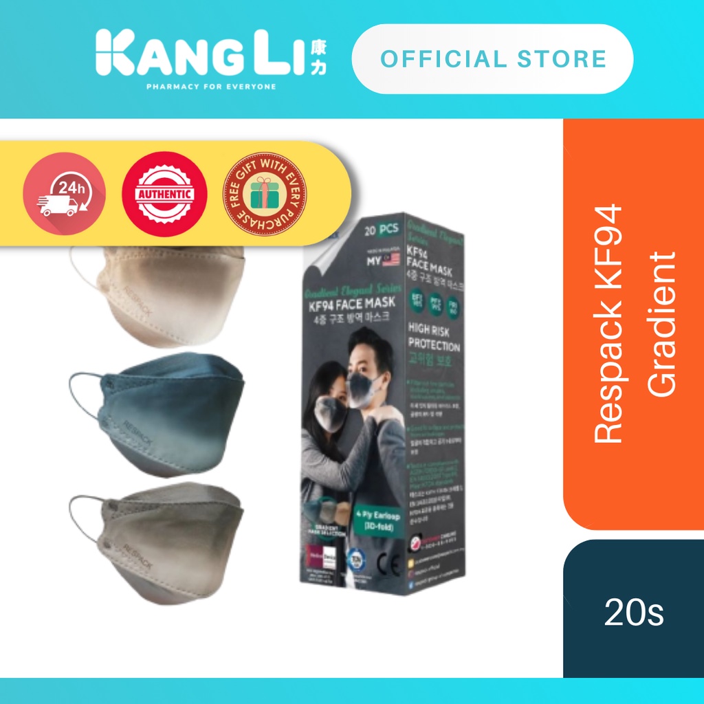 {LAST CHANCE} RESPACK KF94 4-ply Gradient Elegent Series Earloop (3D ...