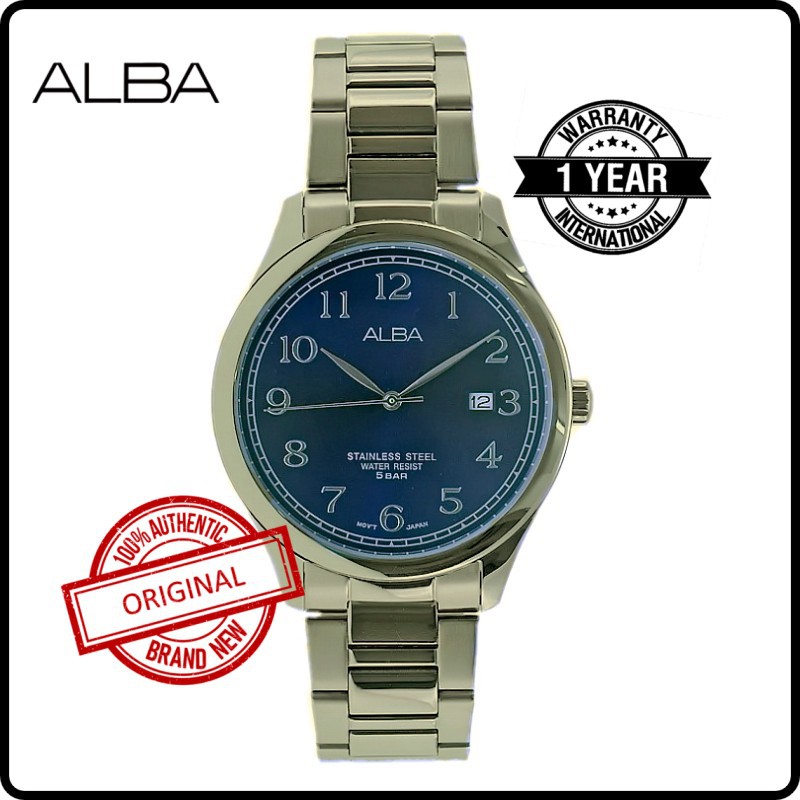 VJ42-X242BLSS (AS9F15X1) ALBA Men Original Brand New Quartz Analogue ...