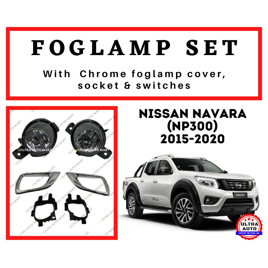 Nissan Navara NP300 Foglamp Spotlight Set 2019 2020 Include Foglamp ...