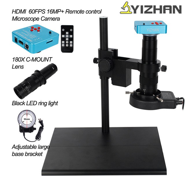 YIZHAN Digital industrial microscope, repair PCB mobile phone ...