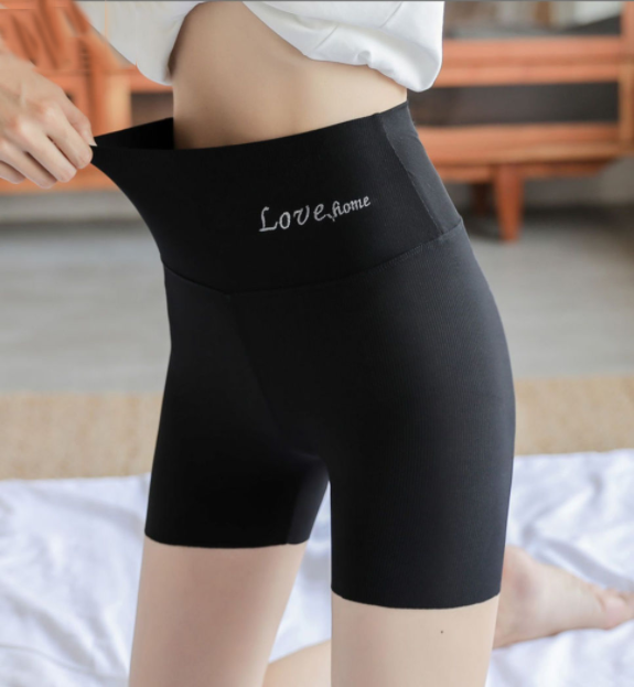 High Waist Ice Silk Safety Shorts Pants Women Summer Stretchable Short ...