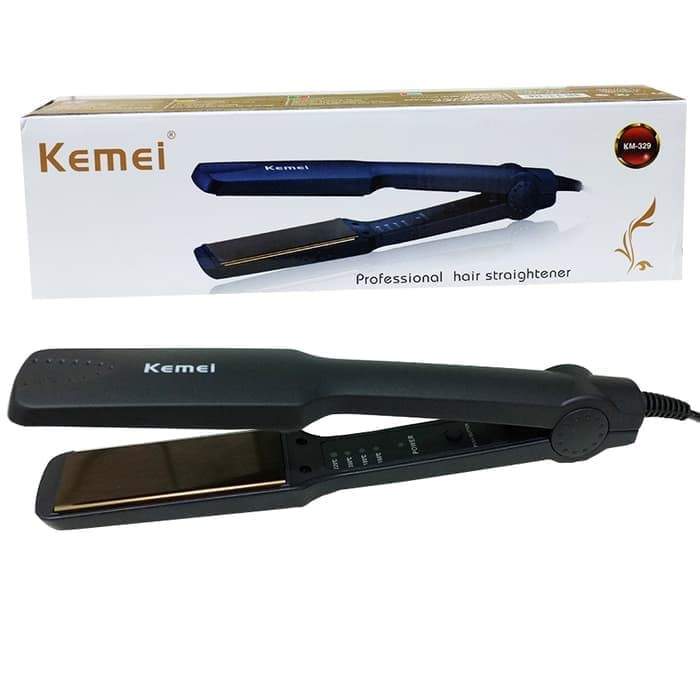 KEMEI KM-329 Professional Hair Straightener iron (Malaysia Compliance ...