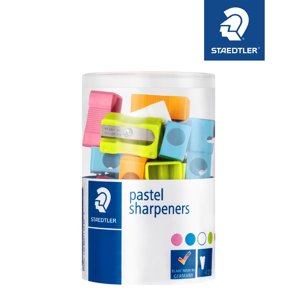 Staedtler Luna Pastel Colored Sharpener 24's | Shopee Malaysia