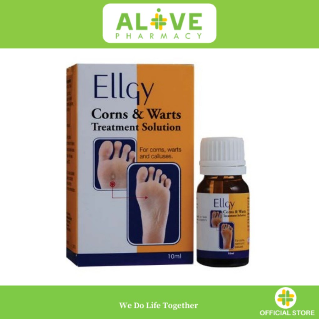 ELLGY CORNS & WARTS TREATMENT SOLUTION 10ML (UBAT KETUAT) | Shopee Malaysia