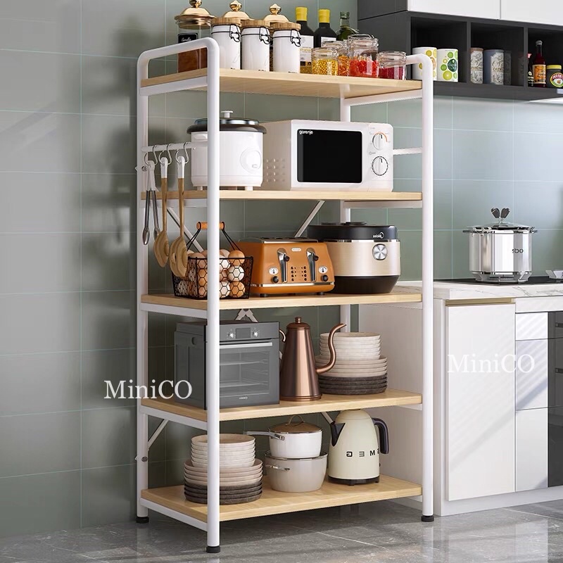 MiniCO Kitchen Rack Microwave Oven Shelf Multi-function Kitchen Storage ...