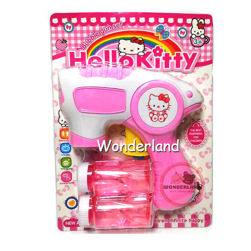 Hello kitty Bubble Spray Gun (with 2 Refill pack Bubble liquid ...