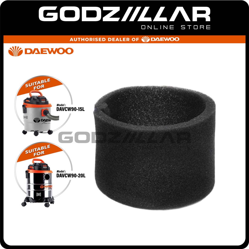 Daewoo Sponge Filter For Daewoo Pro Vacuum Cleaner Series | 15L / 20L ...