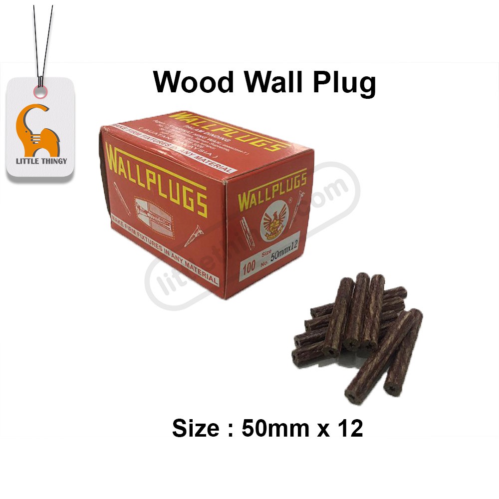 Wood Wall Plug 25mm / 38mm / 50mm for Screw Palam Dinding Kayu ...