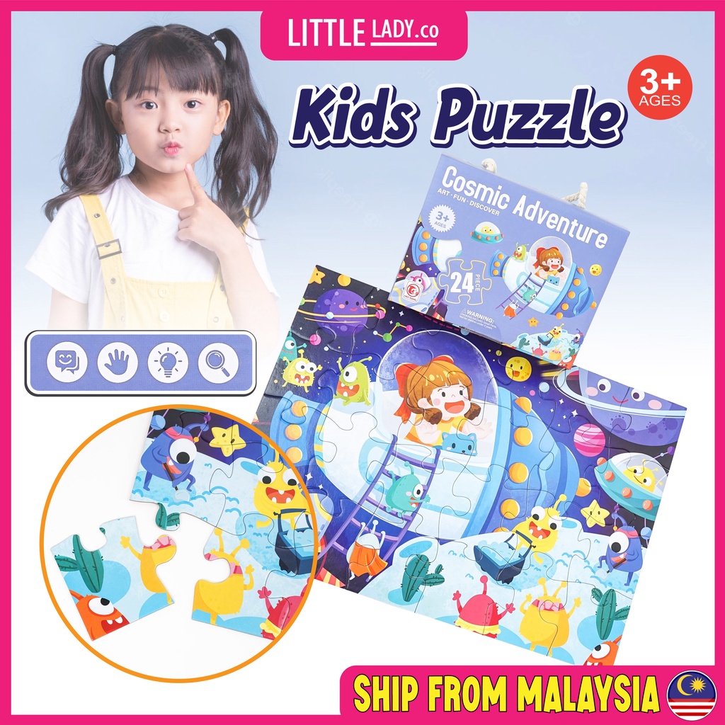 24pcs Kids Puzzles Toys for Children Education Toys Baby Puzzle Murah ...