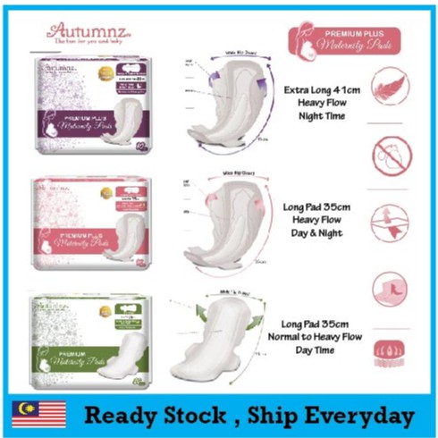 Autumnz Premium Maternity Pads Pad Ibu Bersalin [ 35cm / 41cm ...