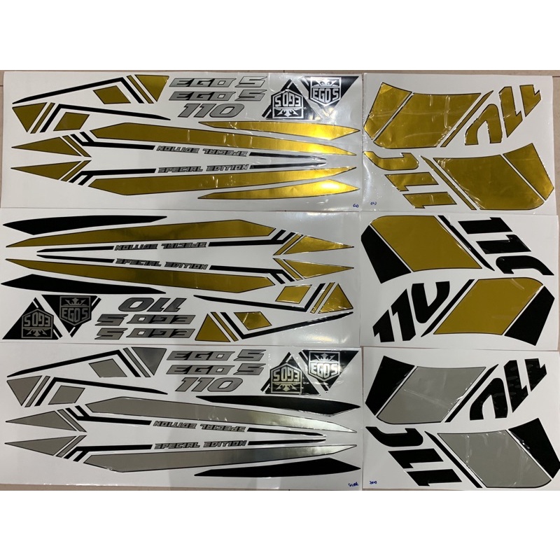 Yamaha ego-s 3d cut body sticker | Shopee Malaysia