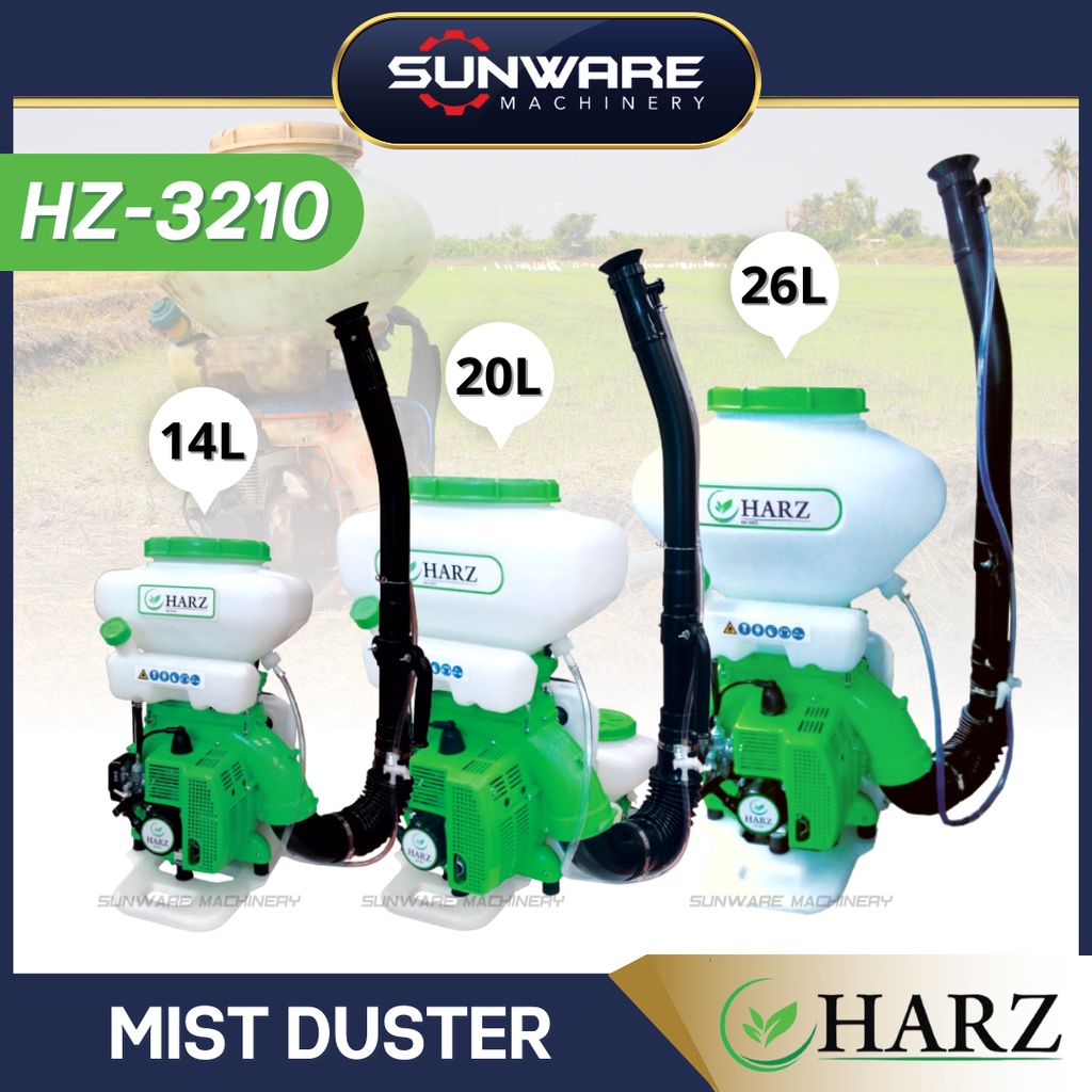 HARZ HZ-3210 Mist Duster Knapsack Mist Blower 41.5cc - HEAVY DUTY | Shopee Malaysia