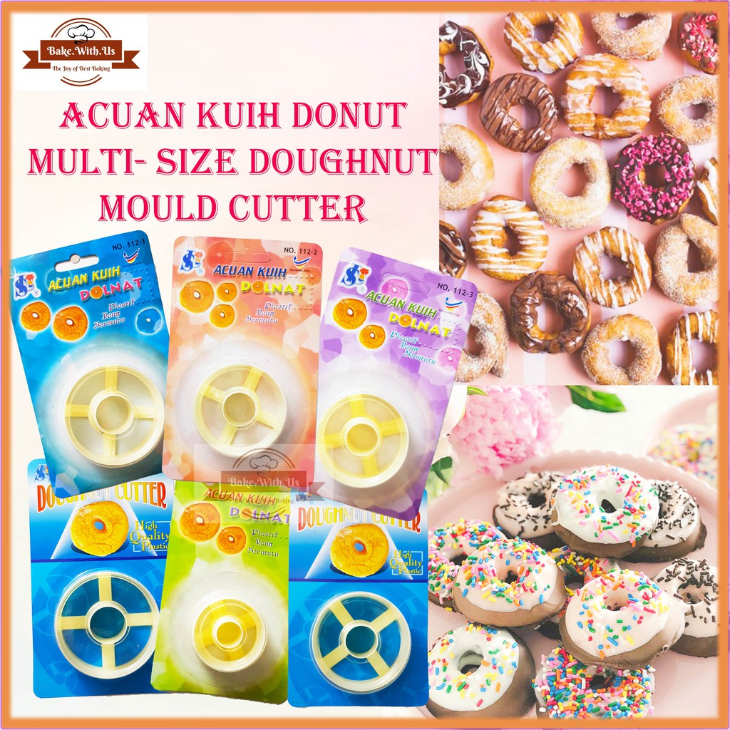 Doughnut Mould Cutter / Acuan Kuih Donut - 6 Size | Shopee Malaysia