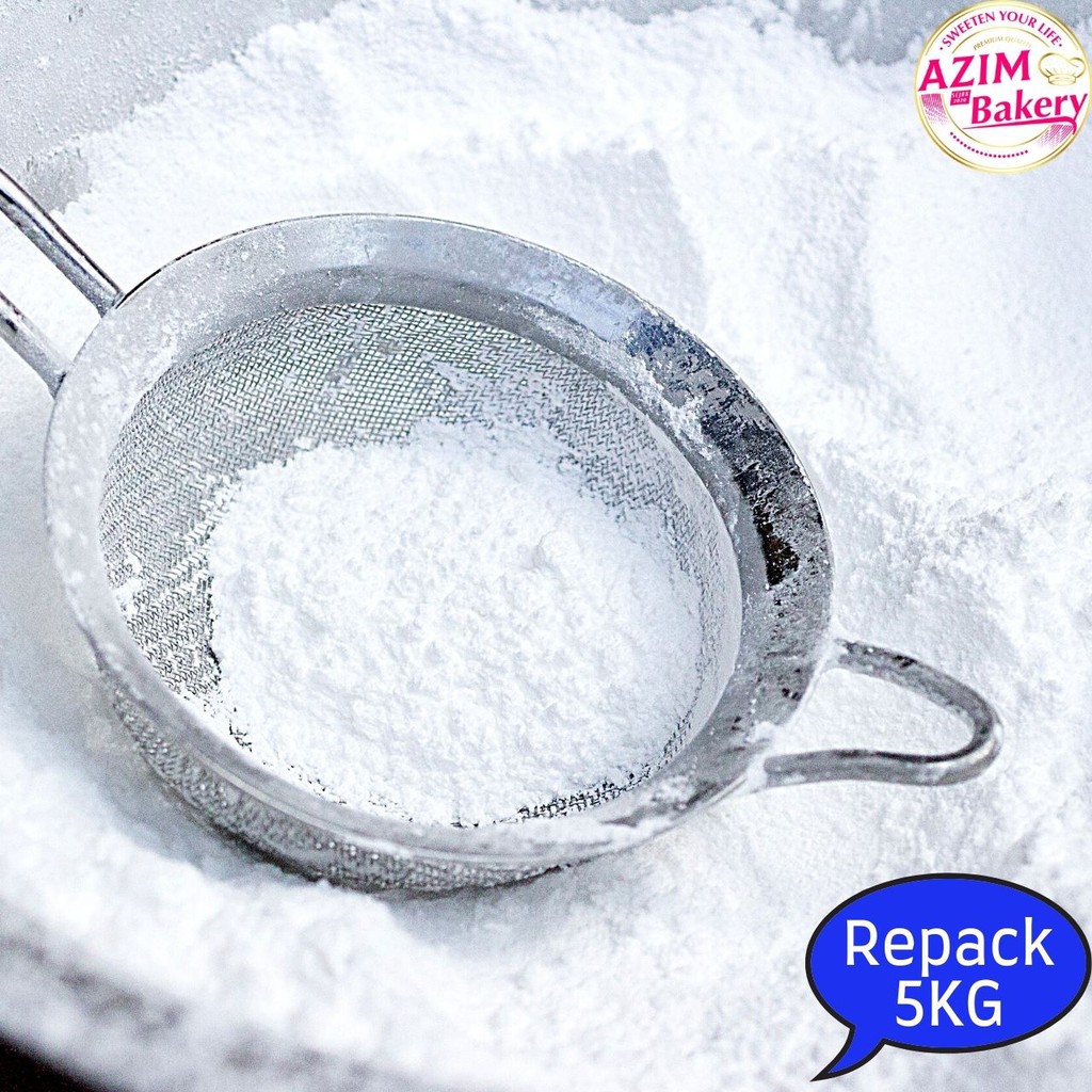 GULA ICING (5KG) ICING SUGAR | CONFECTIONERS SUGAR (HALAL) by AZIM ...