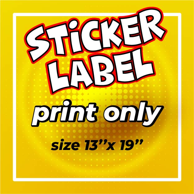 Sticker Label Print only. No cutting. Express Order | Shopee Malaysia