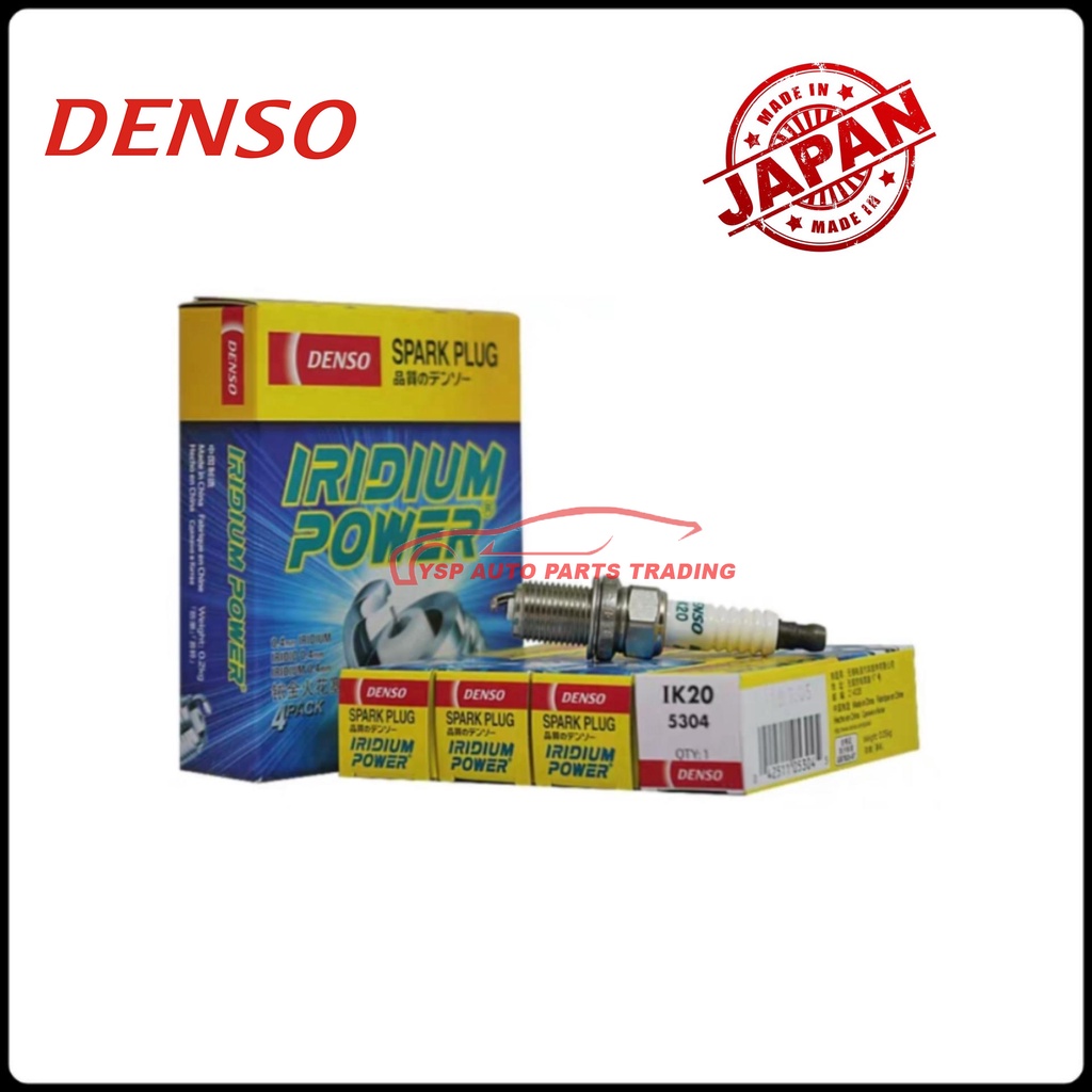 (MADE IN JAPAN) DENSO IK20 IRIDIUM POWER Spark Plug Plugs - Proton Perodua Wira Waja Myvi Kelisa ...