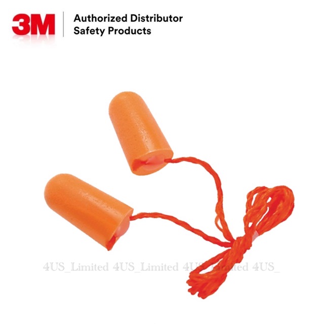 3M 1110 Corded Soft Foam Earplugs NRR 29 dB/ Travel [PER PAIR] | Shopee Malaysia
