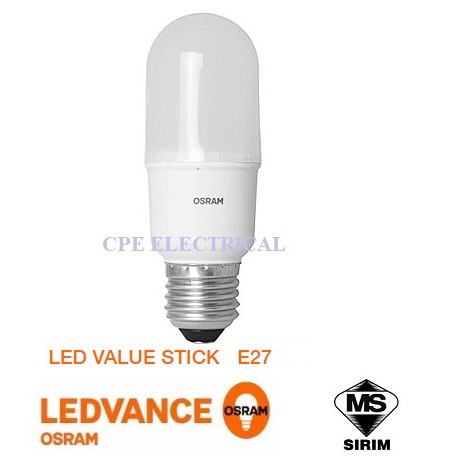 OSRAM LED VALUE STICK BULB 12W E27 220-240V (SIRIM) | Shopee Malaysia
