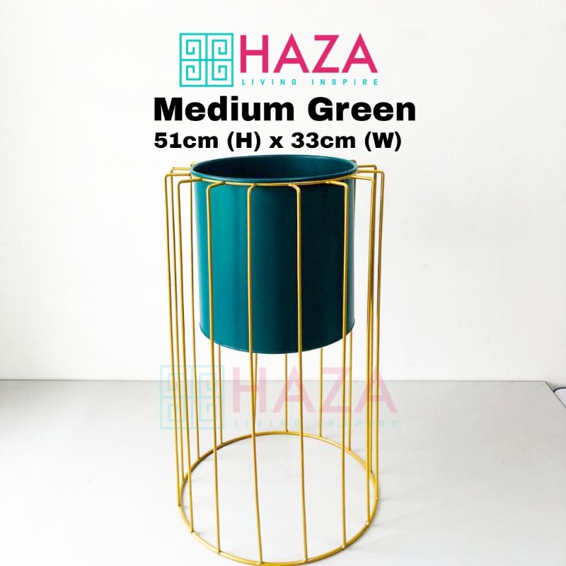 HAZA | BIRGIT Pot Gold Flower Vases Nordic Scandinavian luxury home ...