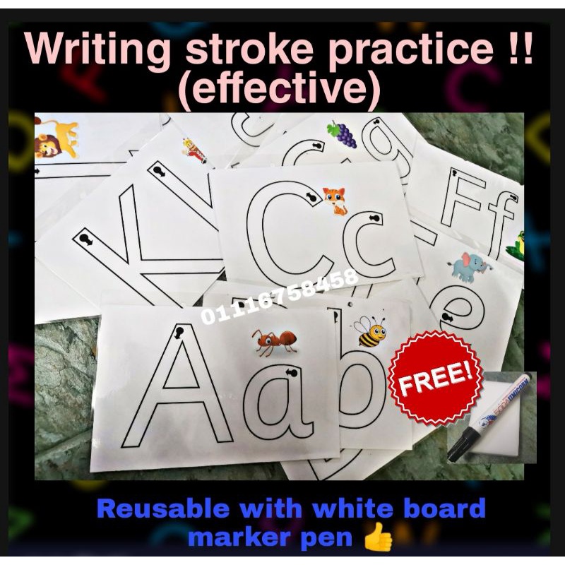 FLASH CARD ABC, NUMBERS, JAWI, SUKU KATA, SIFIR | Shopee Malaysia