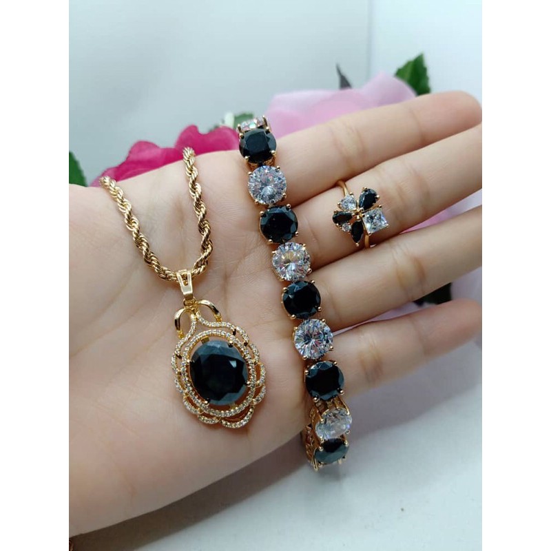 🖤 Set lengkap Emas Suasa | Shopee Malaysia