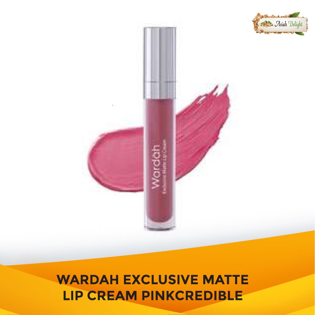 WARDAH Exclusive Matte Lip Cream 08 Pinkcredible 1's 4g | Shopee Malaysia