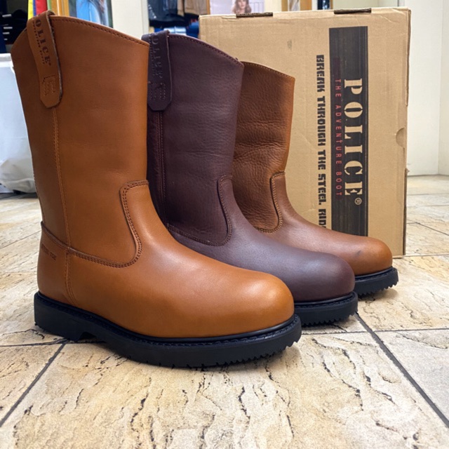 NEW💯POLICE SAFETY BOOTS 🥾ORIGINAL POLICE💯(10inch)(91494) | Shopee Malaysia