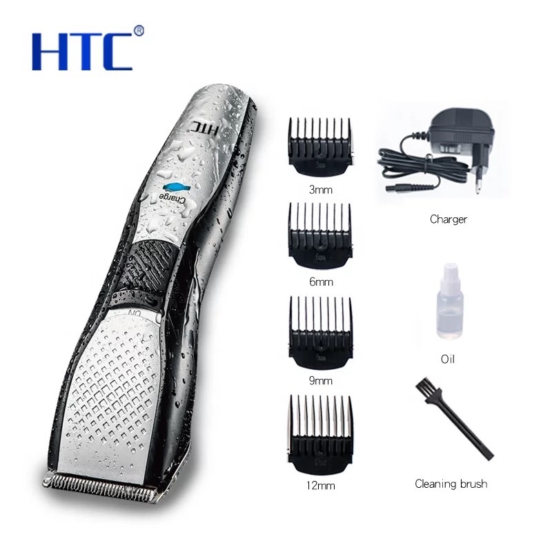 HTC AT729 Zero Gapped Fully Washable Hair Shaving Machine Clippers Men ...