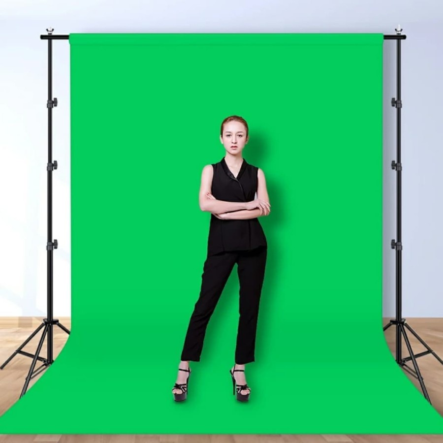 LAYAR Green Screen background Green Screen Cloth background Backdrop ...