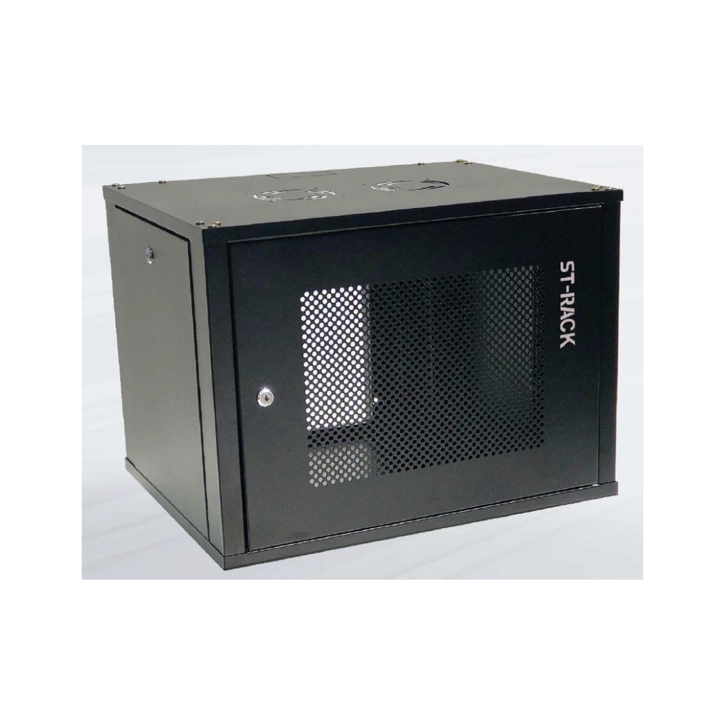 ST Rack Wall Mount Server Rack 4U (Perforated) (ST-WM0465) | Shopee ...