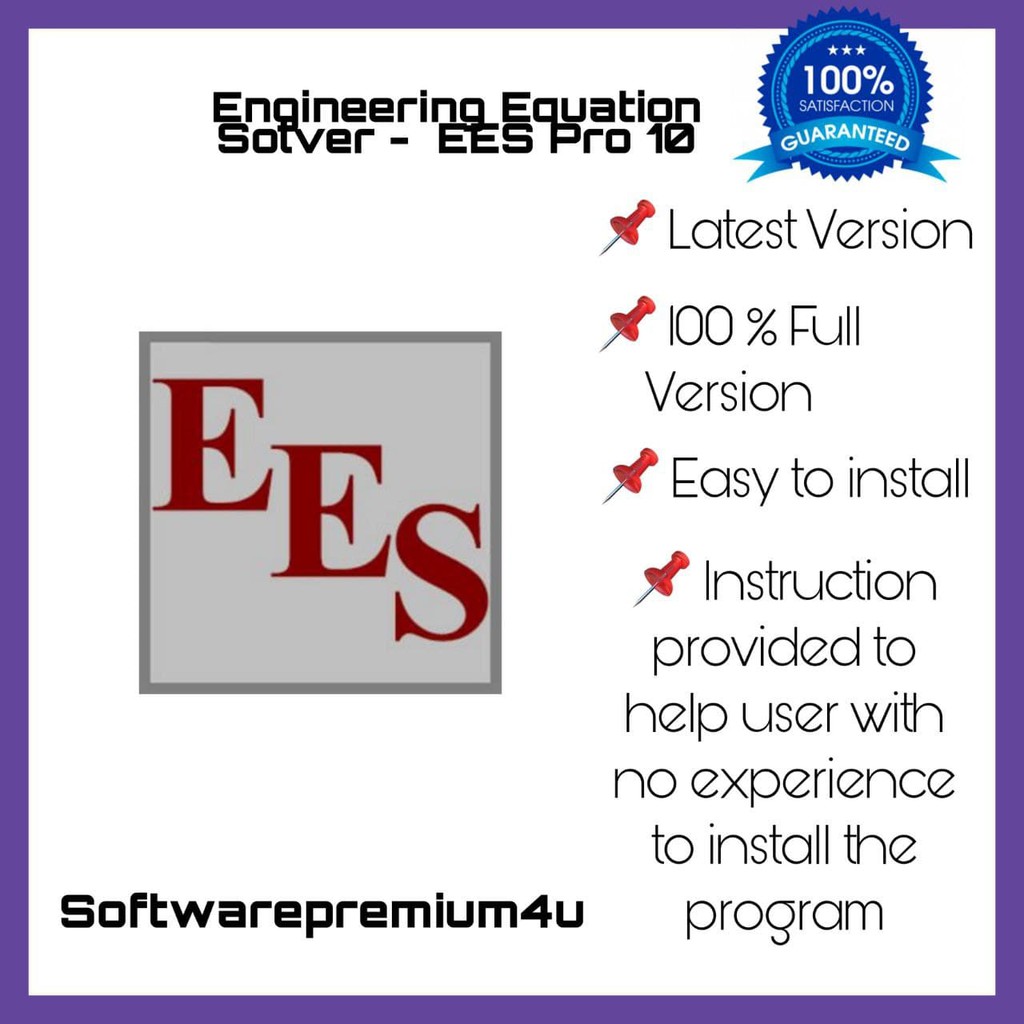 Engineering Equation Solver - EES Pro 10 🔥【 Full Version 】🔥 | Shopee ...