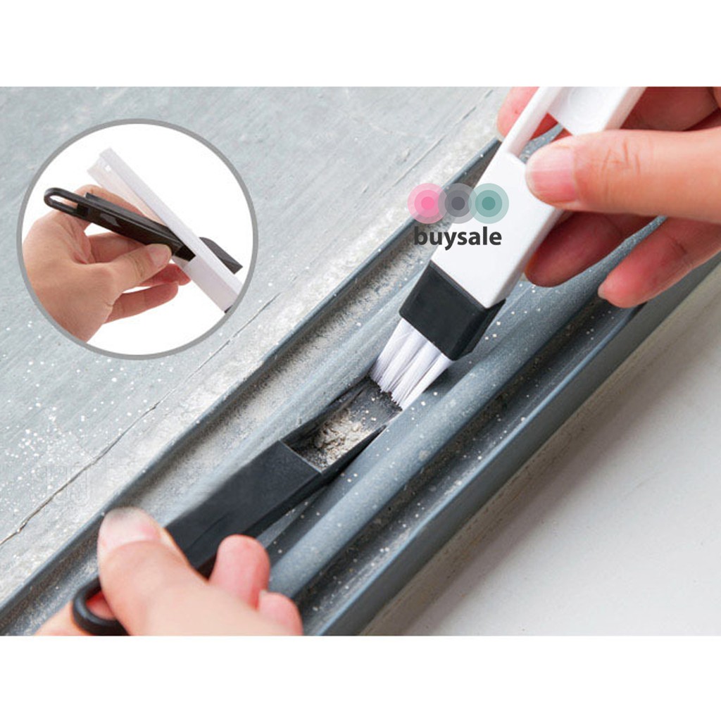 Sliding Door Dust Brush With mini Dust Picker, Faucet Cleaning Brush ...