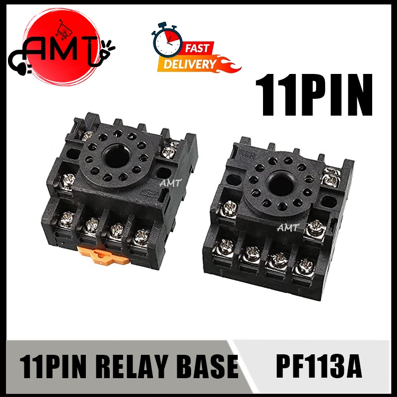 RELAY SOCKET 11PIN PF-113A RELAY BASE | Shopee Malaysia