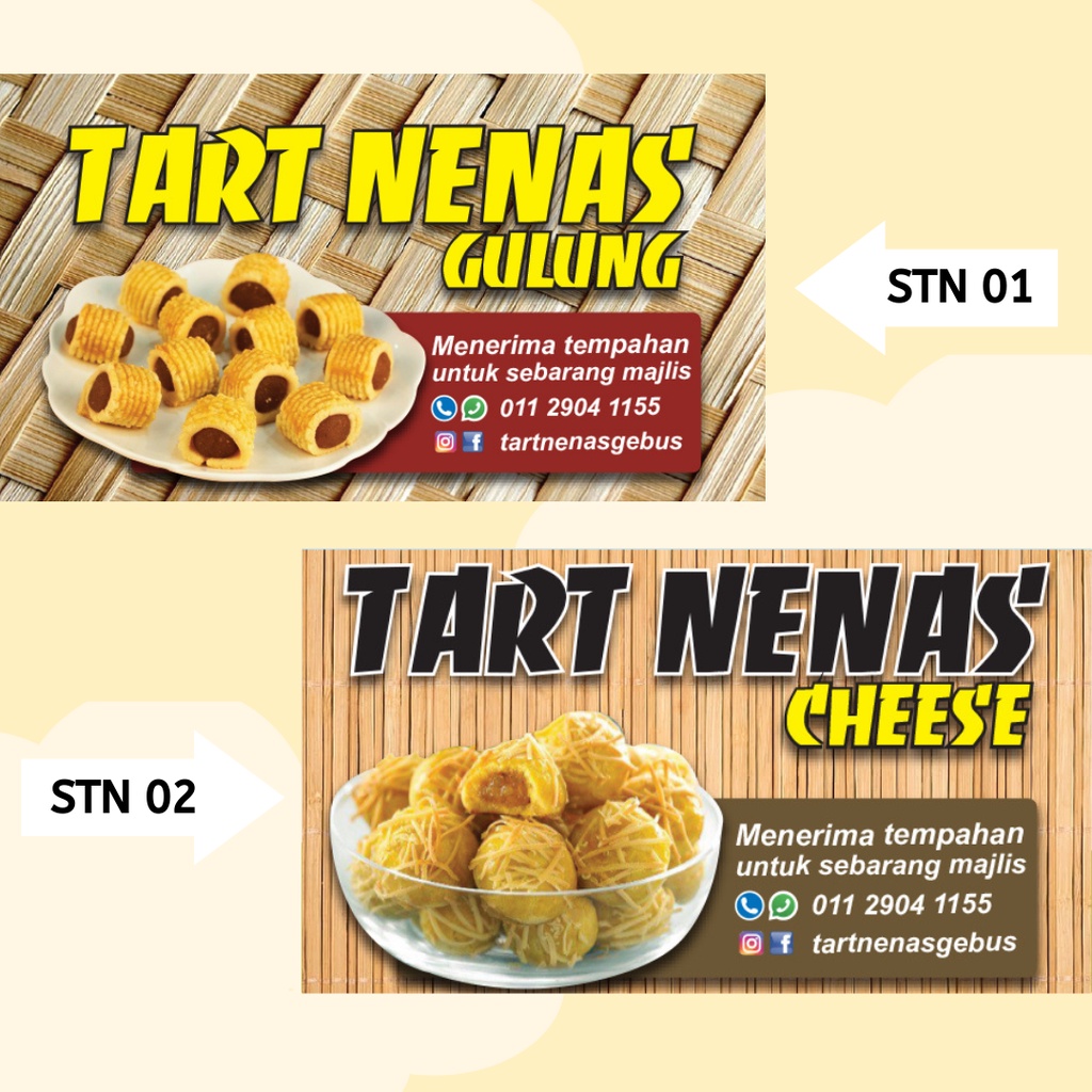 STICKER KUIH RAYA / STICKER RAYA / STICKER BISKUT RAYA / STICKER TART ...