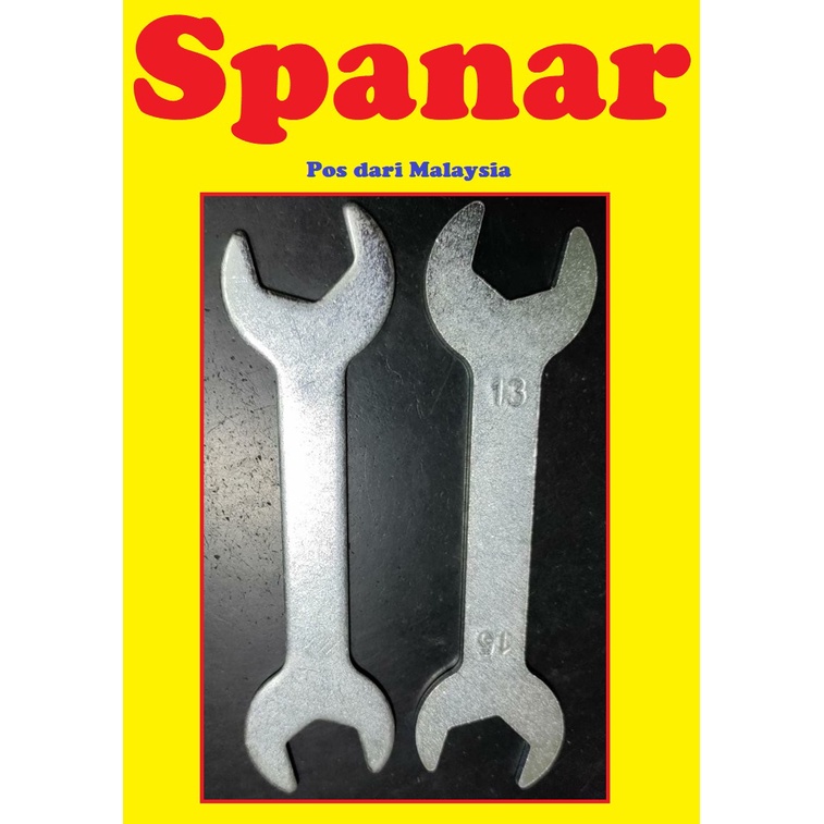 Spana Pembuka Skru Nat Spanar Nut Screw Opener Wrench Spanner Socket ...