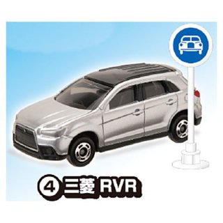 Tomica with TRAFFIC / ROAD SIGN Series SET 7 NO.04 MITSUBISHI RVR ...
