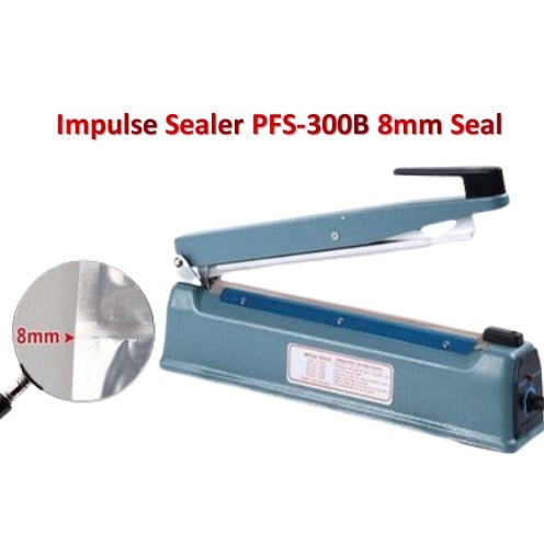 Impulse Sealer Metal Body PFS-300 8mm Seal High Power Version | Shopee ...