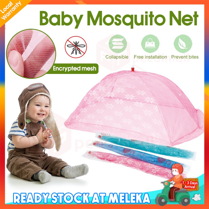 Kelambu Bayi Foldable Bed Netting Portable Baby Mosquito Net Square ...