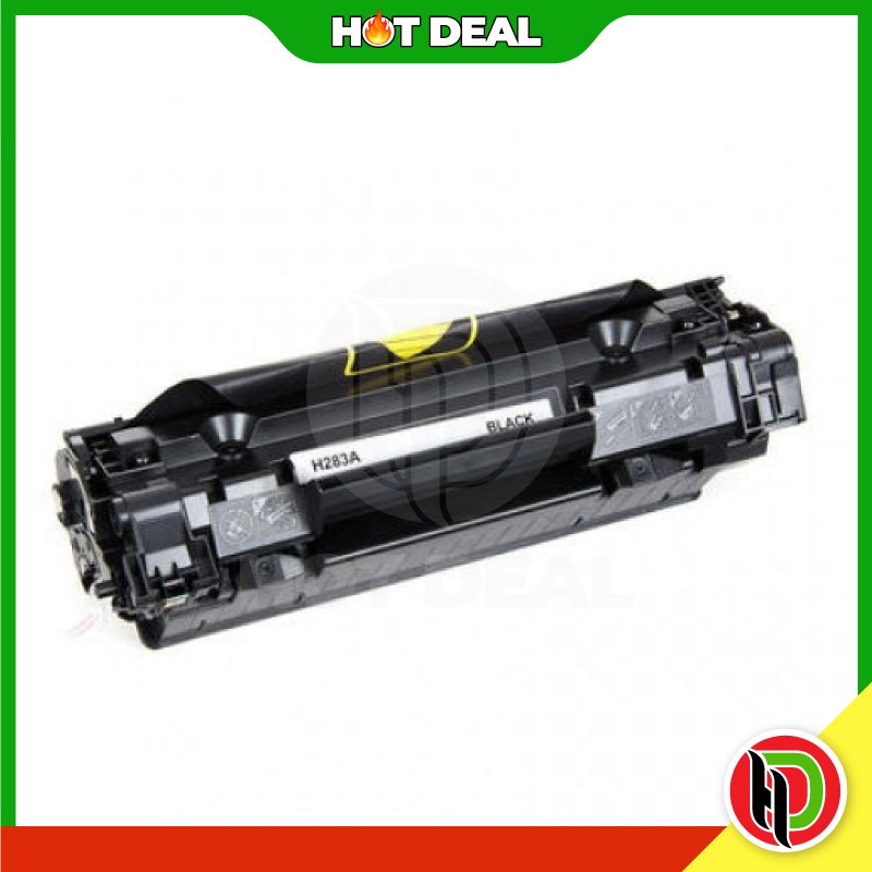 Hotdeal Compatible HP CF283A Black MONO Laser Toner Cartridge Printer ...