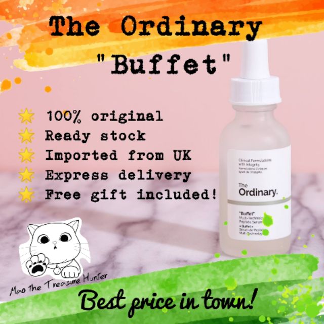 🔥100% authentic or your money back🔥The Ordinary "Buffet" Multi ...