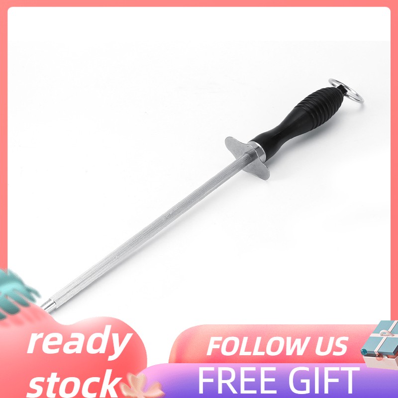 [READY STOCK] High-Carbon Steel Sharpening Rod Stick Butcher Tool Hone ...