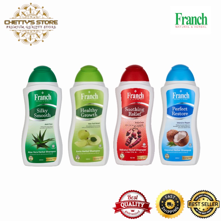 Franch Natural and Herbal Shampoo 200ml/400ml | Shopee Malaysia