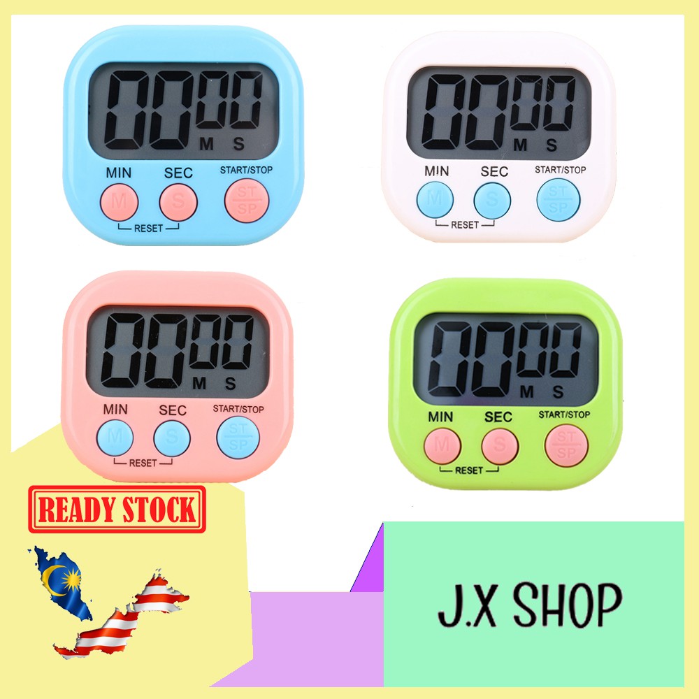 LCD Digital Kitchen Timer Cooking Baking Oven Timer Loud Alarm Clock ...